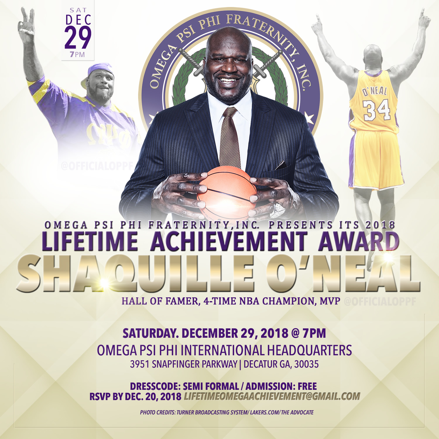 Omega presents Dr. Shaquille O’Neal its 2018 Lifetime Achievement Award ...