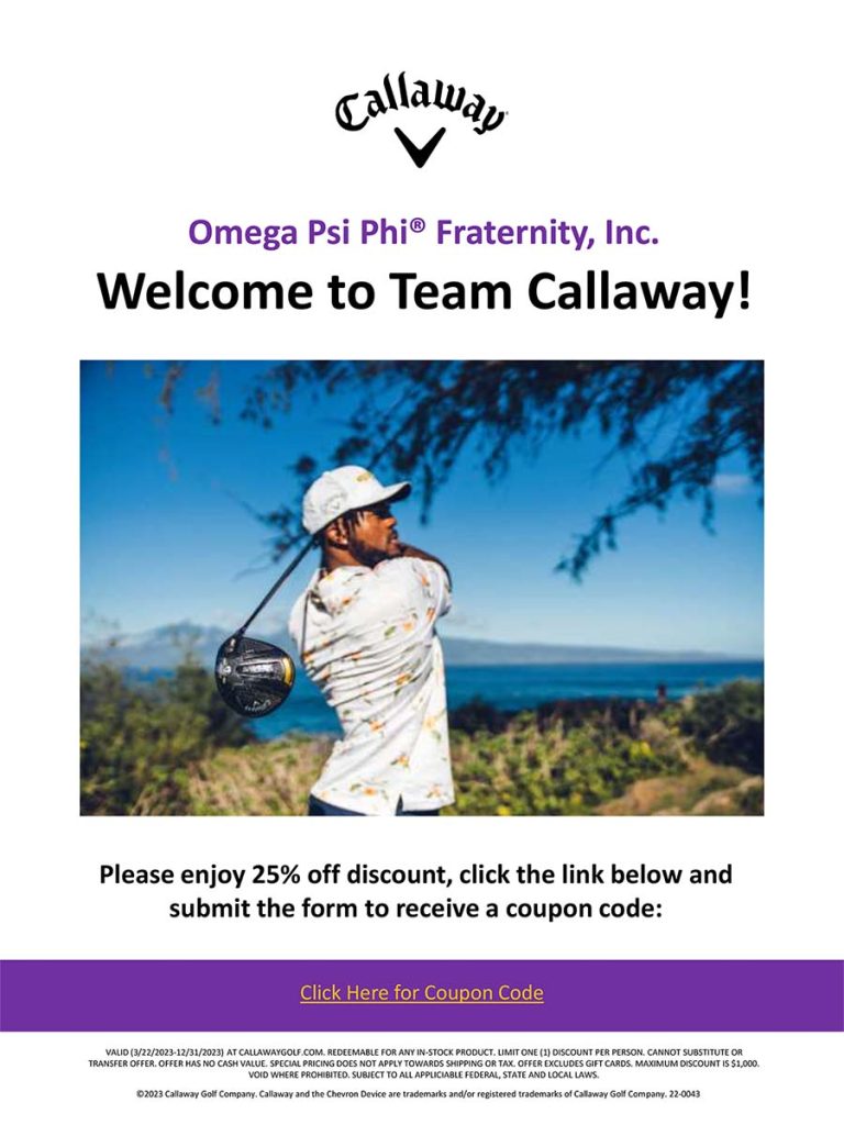 Calloway Welcomes the Men of Omega Psi Phi to the Team – Omega Psi Phi ...