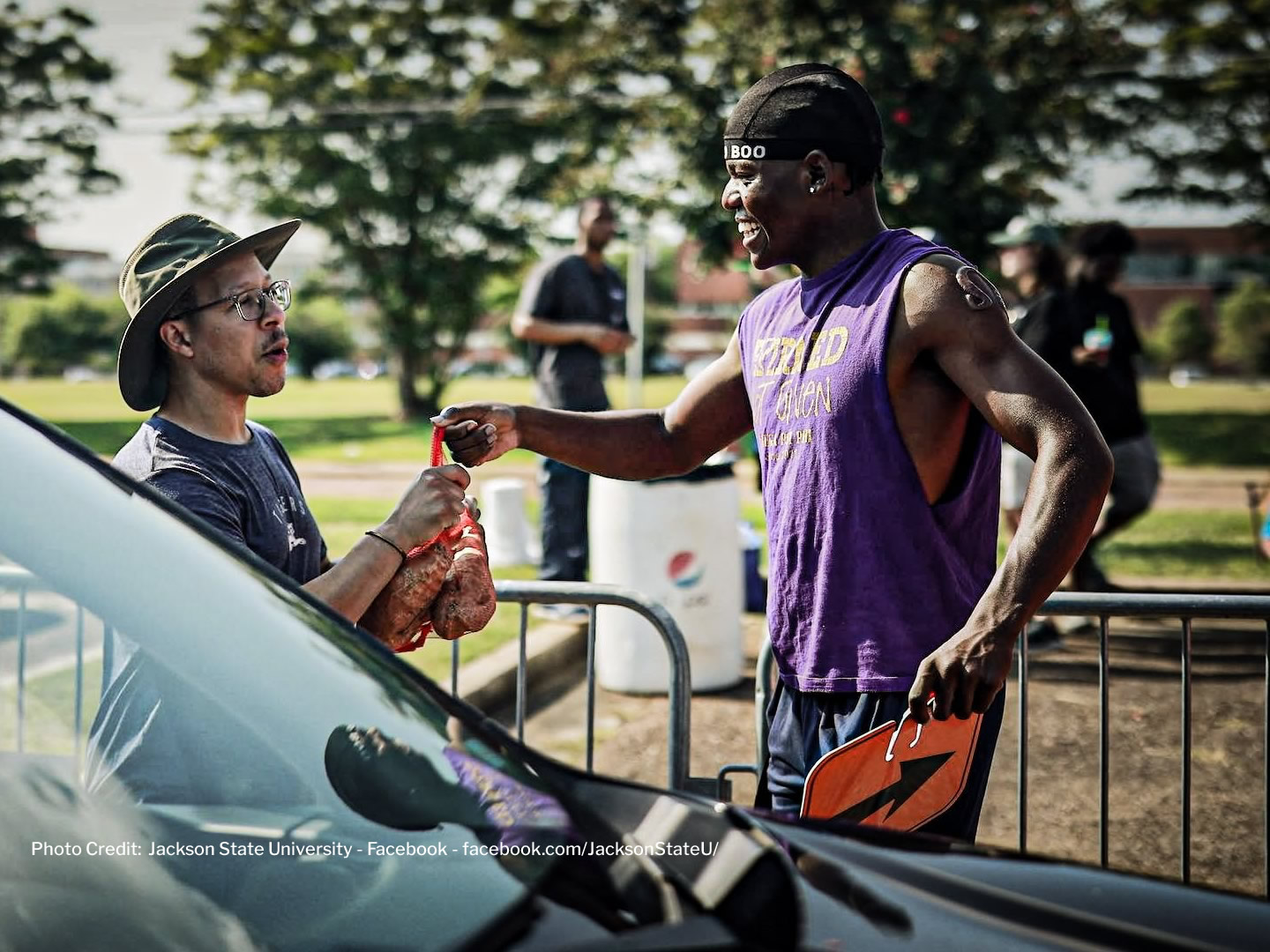 Uplift in Every Bag: Upsilon Epsilon Brothers Join JSU’s 10,000-Pound ...